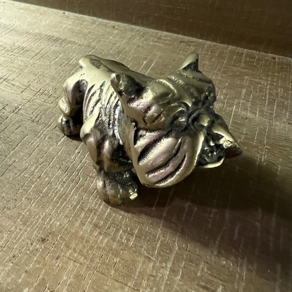 Accents | Vintage Brass 5 Inch Bulldog Figurine Paperweight | Poshmark
